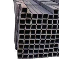 China Hot Rolled ASTM A500 1*1inches*1.8mm Black Hollow Section Galvanized Steel U-Bar for Building for sale