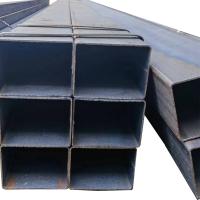 China Welded Galvanized Steel U-Bar Custom Color Black Pipe Iron Square Tube for Building for sale