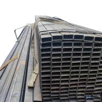 China Welded Galvanized Steel U-Bar Custom Color Black Pipe Iron Square Tube for Building for sale
