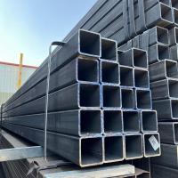 China GI Welded Pipe for Punch Hydraulic Cutting Service 75x75 Square Carbon Steel Tube for sale