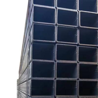 China Galvanized Steel Grade A36 Black Hot Rolled Seamless Carbon Channels U-Bar Square Tube for sale