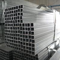 China 0.6-25mm Thickness Hot Dip Welded Galvanized Stainless Steel Square Tube for Decoration for sale