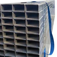 China Channel Steel Standard Sizes Galvanized Square Steel Tube 2 3/4x2 3/4 3.5 x 3.5 Inch for sale