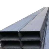 China 110x110 Seamless Galvanized Q235 Metal Annealed Black Square Carbon Steel Channels U-Bar for sale