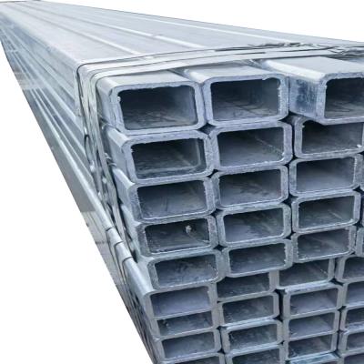 China Galvanized Rectangle Tube with U-Bar and Finely Processed Cold Rolled Mild Steel for sale