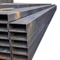 China Galvanized Iron A36 Square Hollow Section Mild Rectangular Tube Steel Channels U-Bar for sale