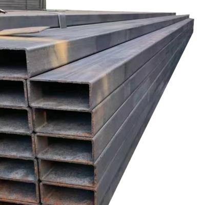 China Galvanized Iron A36 Square Hollow Section Mild Rectangular Tube Steel Channels U-Bar for sale