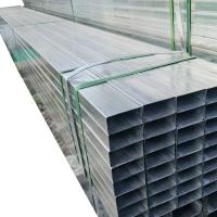 China Welded Carbon Steel Channels U-Bar Galvanized Square Tube 40X40 mm 60X60 for Building for sale
