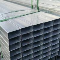 China Z80 2x2 Metal Galvanized Iron Carbon Rectangular Steel Channels with API Certificate for sale