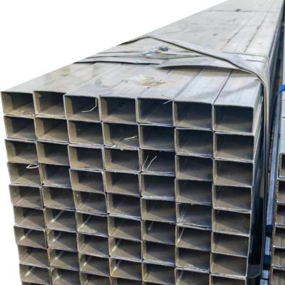 China 12M Length Measurement Galvanized Square Tube with Finely Processed Steel Channels for sale