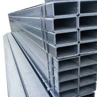 China Galvanized Square Tube U-Bar Steel Channels BS Standard Q195 Q235 Schedule 40 Customized for sale