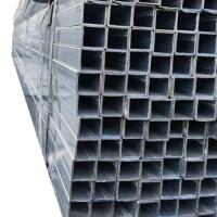 China Highly ERW technique galvanized square steel tube 55x55 4x4 inch with JIS certificate for sale