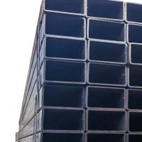 China Custom Black Carbon Steel Pipe Square Tube for Galvanized Rectangular Hollow Section for sale
