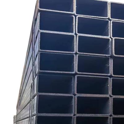 China Custom Black Carbon Steel Pipe Square Tube for Galvanized Rectangular Hollow Section for sale