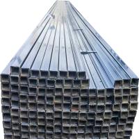 China 6m Length Non-oiled 4 x 4 inch Galvanized Square Steel Tube for Durable Construction for sale