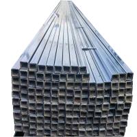 China 6m Length Non-oiled 4 x 4 inch Galvanized Square Steel Tube for Durable Construction for sale