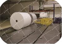 China Chaint Fabric Roll Packing Machine Metal Material With Conveying / Wrapping for sale