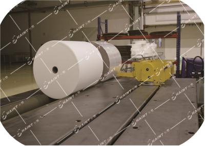 China Chaint Fabric Roll Packing Machine Metal Material With Conveying / Wrapping for sale