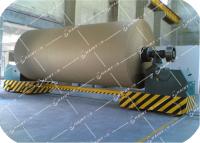 China Jumbo Roll Cart Paper Roll Handling Systems For Conveying Parent Roll for sale