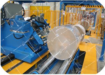 China Stretch Film Paper Roll Wrapping Machine 30 Rolls / Hour Semi - Automatic Type for sale
