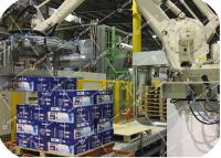 China Chaint Palletizing Robot Arm Intelligent System With Wooden Box Package for sale