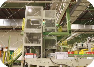 China Medicine Industry Unit Load Conveyor 30 M / Min With Automatic Robot Palletizing for sale