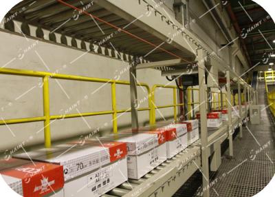 China Chaint Palletizing Unit Load Conveyor 30 M / Min Speed With Automatic Robot for sale