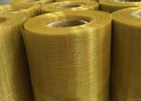 China 20,40,60,80,100 mesh plain weave brass wire mesh for sale