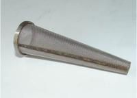 China Stainless steel wire mesh cylinder filter cone filter for sale
