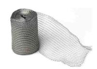 China Stainless steel copper wire knitted mesh fabric for sale