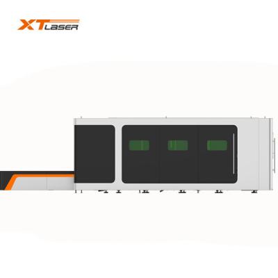 China Tube And Sheet Fiber Laser Cutting Machine / Metal Fiber Laser Cutter for sale