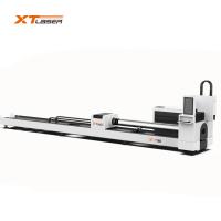 China 1000W-3000W Metal Tube Laser Cutting Machine Fiber Laser Pipe Cutter for sale