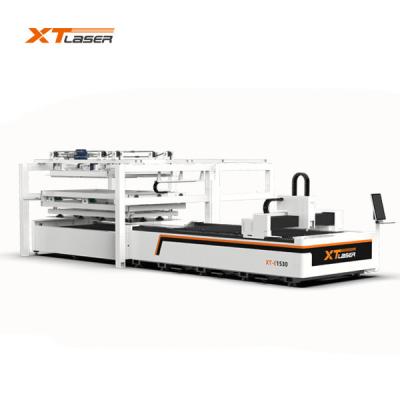 China Industrial 4KW CNC Fiber Laser Cutting Machine For Pipe Tube Cutting for sale