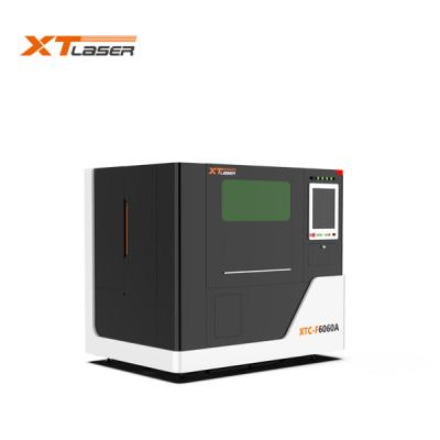 China Precise Fiber Laser Cutting Machine With Auto Focus Laser Cutting Head for sale