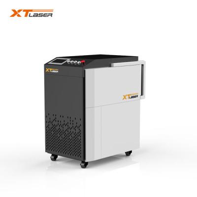 China Derusting Fiber Laser Cleaning Machine 200W 300W 500W Portable Fibre Laser Cleaner for sale