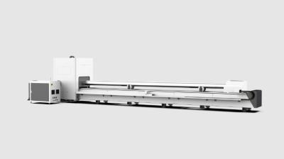 China Automatic Fiber Laser Cutting Tube Machine / Fiber Laser Pipe Cutter Machine for sale