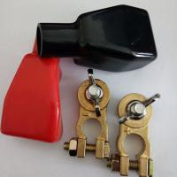 China Cooper Battery Accessories Brass Battery Terminal Clips Positive And Negative Gender for sale