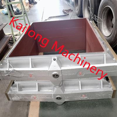 China Painting Oiled Surface Metal Casting Flask For Foundry Molding Line for sale