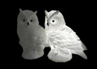 China Cute Mini Pure / Warm White Owl LED Night Light Soft PVC Material For Party Gift for sale
