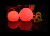 China Plastic Material Mood LED Ball Lights Diameter 10 Cm With Remote Control for sale