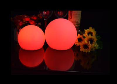 China Plastic Material Mood LED Ball Lights Diameter 10 Cm With Remote Control for sale