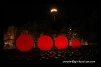 China Giant Floating LED Ball Lights / 100cm Led Glow Ball Lamp With Controller for sale