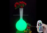 China Modern Luxury LED Light Up Outdoor Planters Weather Proof For Floor Decoration for sale