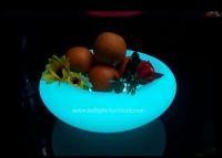 China Plastic RGB LED Fruit Light Up Cocktail Trays For Party Event Decoration for sale