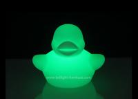 China Funny Animal Toy Plastic LED Rubber Duck Night Light Environmental And Energy Saving for sale