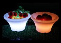 China Decorative LED Ice Bucket Party Cooler For Fruit , Illuminated Ice Bucket for sale