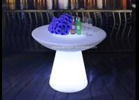 China Mushroom Shaped Patio LED Cocktail Table , Commercial Waterproof Light Up Coffee Table for sale