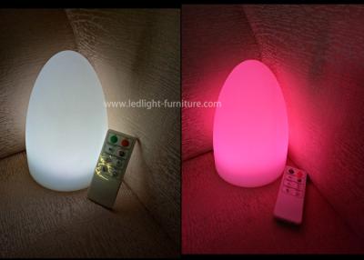 China Customized LED Decorative Table Lamps , Changeable Colour Changing Egg Light for sale