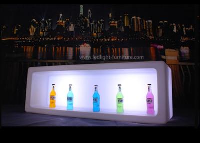 China Battery Powered Light Bar Cubes , Large Glow Illuminated Bottle Display for sale