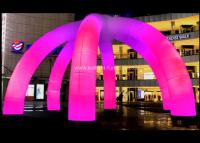 China 7 Colors 6 Legs Arch Door Inflatable LED Light Customized For Commercial Show for sale